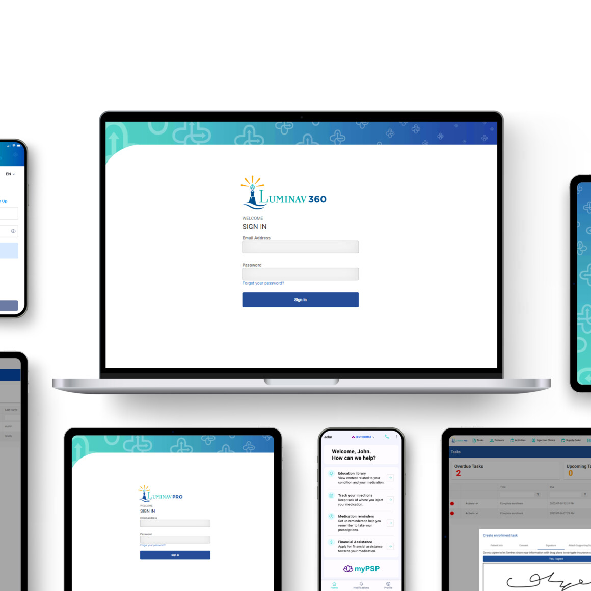 Luminav | Patient Support Program Software | Canada | Sentrex